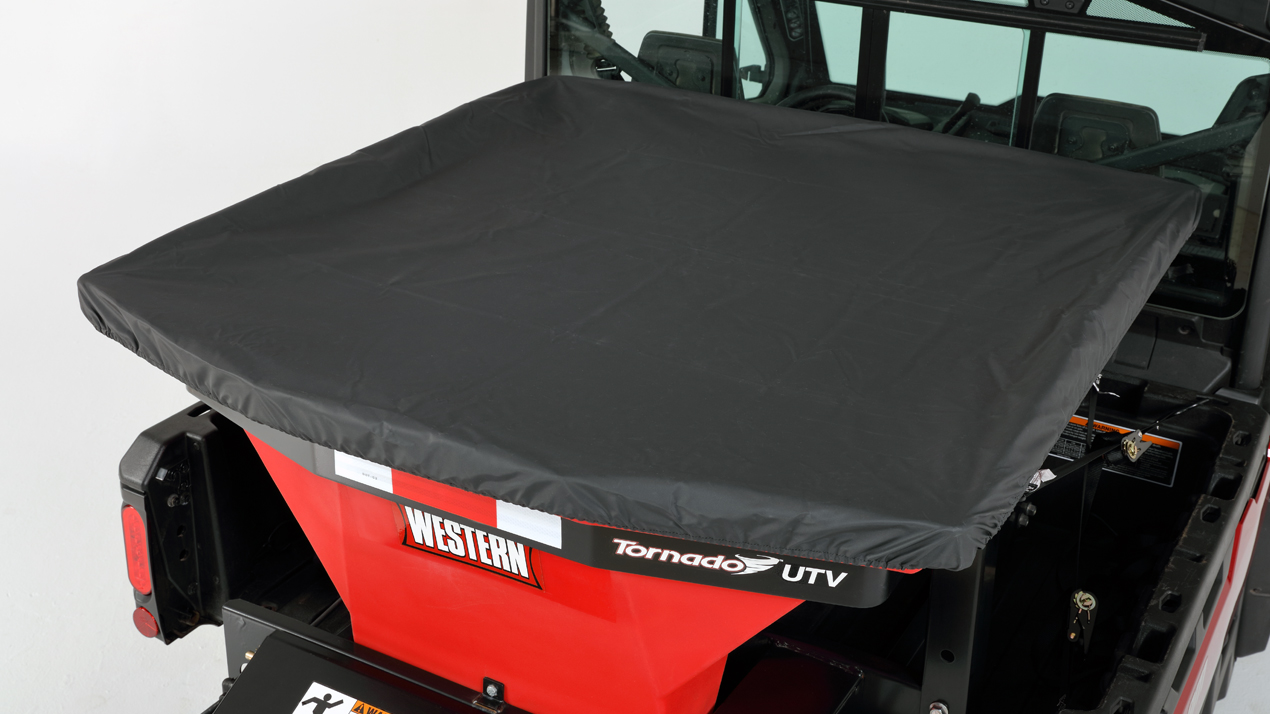 Tornado™ UTV Poly Hopper Spreader | Utility Salter | WESTERN®