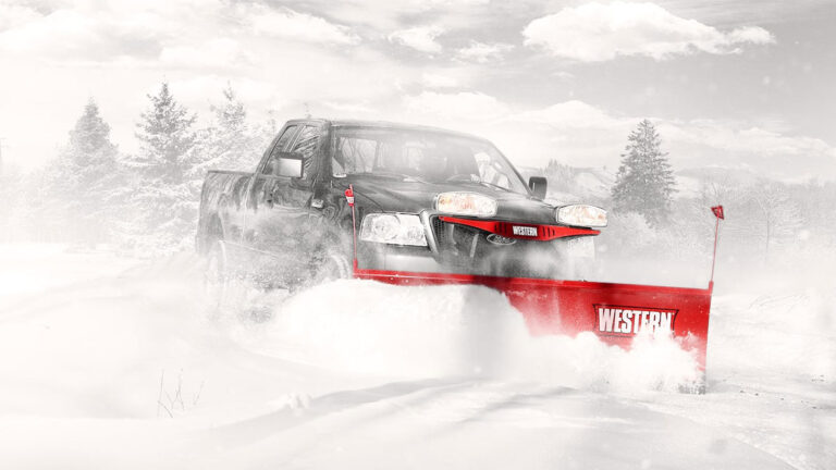 HTS™ Half-Ton Straight Blade Snow Plow | WESTERN®