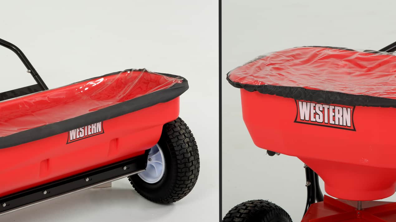 Walk-Behind Drop & Broadcast Salt Spreaders | WESTERN®