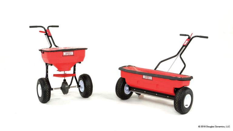 Walk-Behind Drop & Broadcast Salt Spreaders | WESTERN®