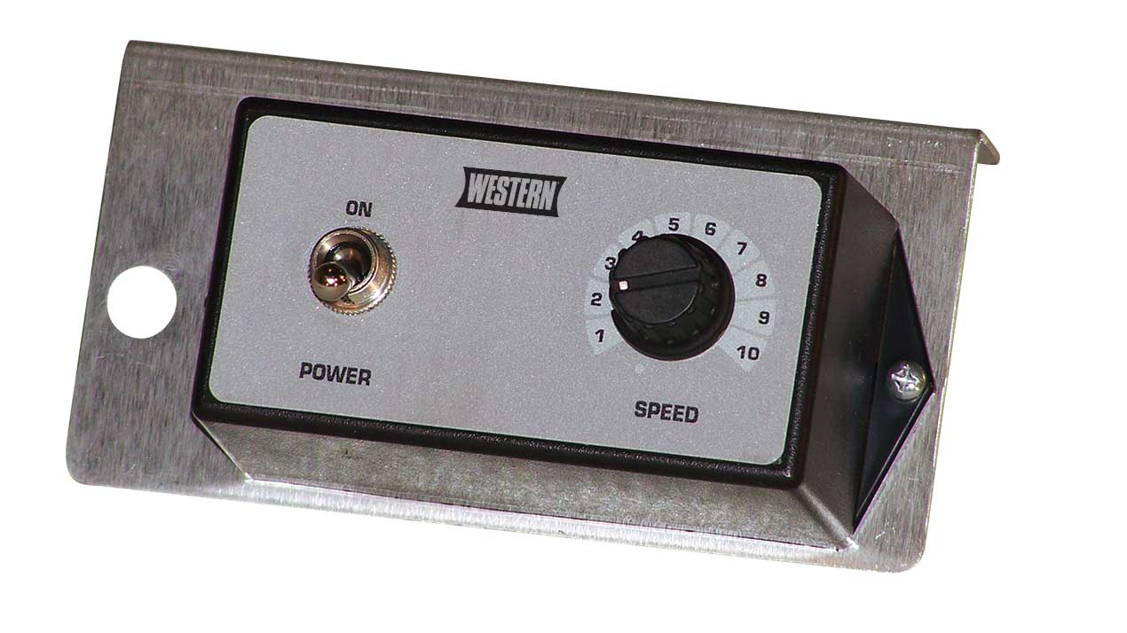 WESTERN® Spreader, LOW-PRO 300 Poly Tailgate Spreader – NEW Hydraulics