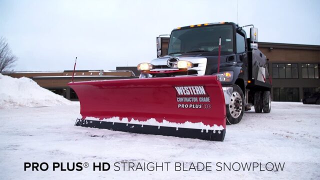 PRO PLUS® HD Snowplow | Straight Blade | WESTERN®