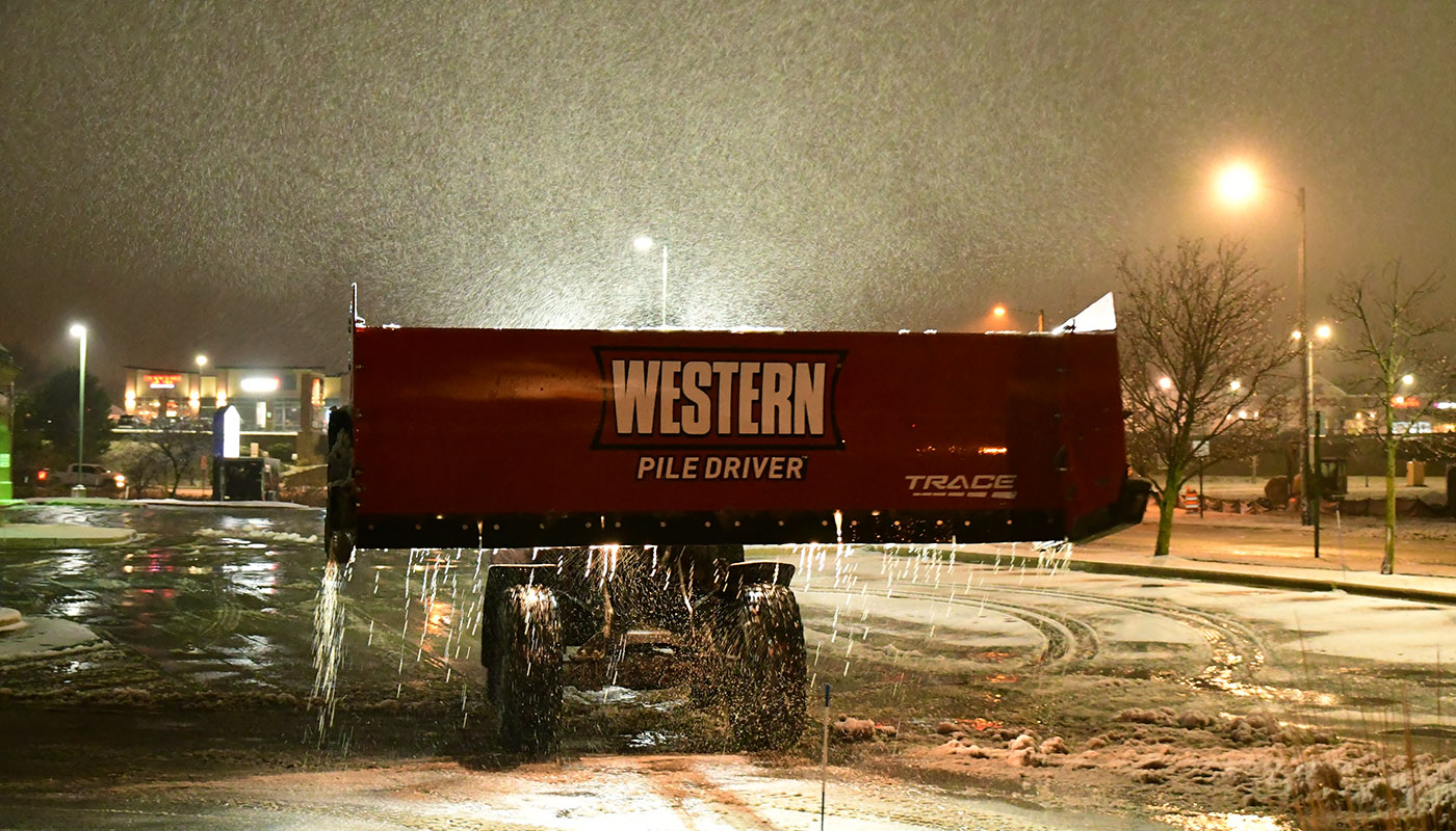 PILE DRIVER™ With TRACE Edge | Pusher Plow | WESTERN